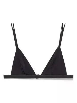 Patrizia Pepe Fly-motif Bra - Black