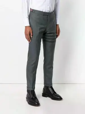 Thom Browne 4-bar Skinny Fit Trousers - Grey