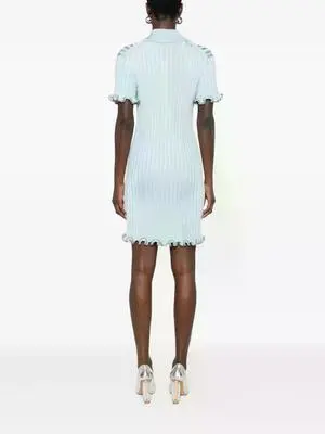 JIL SANDER Ribbed-knit Mini Dress