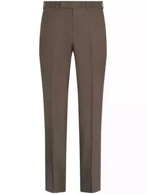 Zegna Oasi Lino Straight-leg Trousers