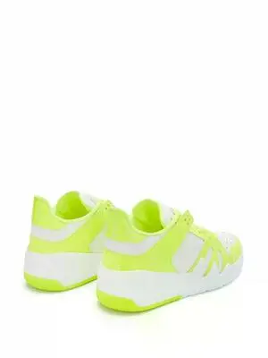 GIUSEPPE ZANOTTI Talon Low-top Leather Sneakers - White