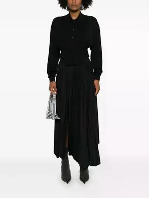 MUGLER Corseted Polo Shirt