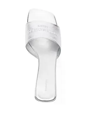Balenciaga Duty Free Sandals - Silver