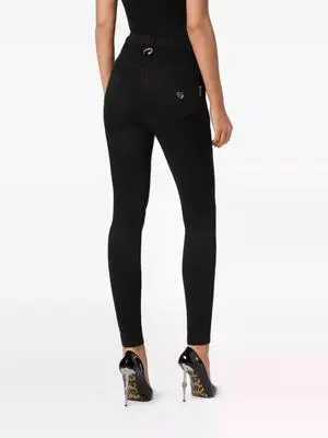 Philipp Plein High-waisted Jeans - Black