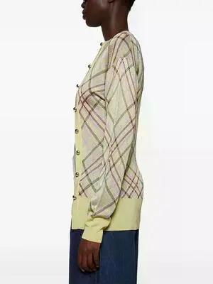 Rabanne Checked Cardigan