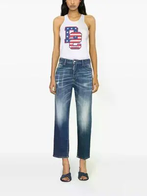 Dsquared2 High-rise Cropped Jeans