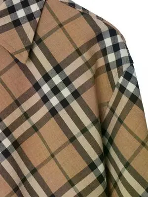 Burberry Check-pattern Poplin Shirt