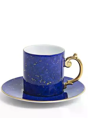 L'Objet Lapis Espresso Cup And Saucer - Blue