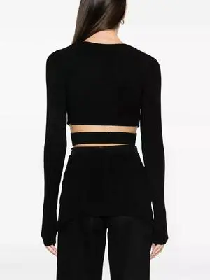 NENSI DOJAKA Cut-out Knitted Top