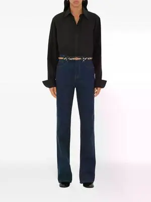 Burberry Checkered B-buckle Belt
