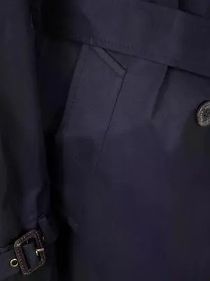 Ralph Lauren Double-breasted Trench Coat - Blue