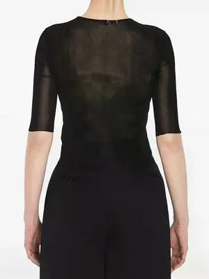 Saint Laurent Cassandre Cropped Top