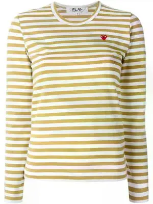 Play Comme Des Garcon Long Sleeve Striped T-shirt