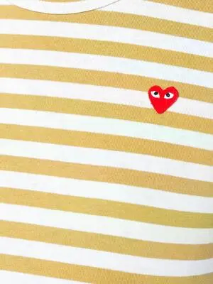Play Comme Des Garcon Long Sleeve Striped T-shirt