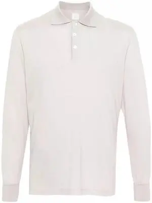 Eleventy Long Sleeve Polos For Men