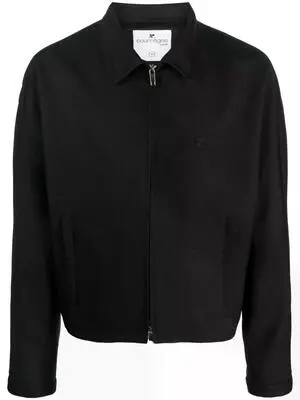 COURREGES Pointed Flat-collar Zip-up Jacket
