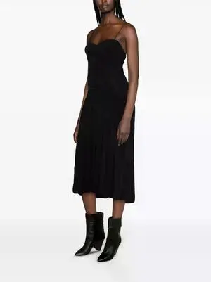 Isabel Marant Étoile Elisabeth Ruched Midi Dress