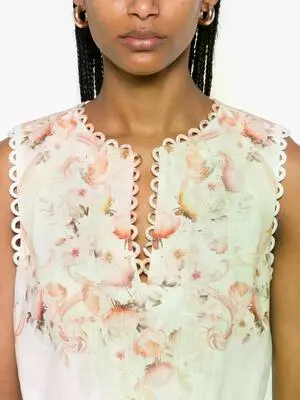 TWINSET Floral-print Mini Dress With Detachable Belt