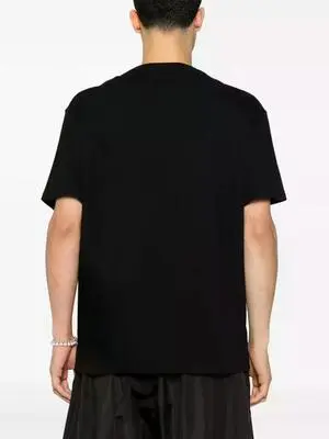 Alexander McQueen Flocked-logo T-shirt