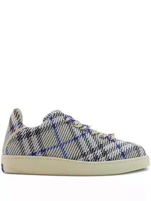 Burberry Check Pattern Sneakers - Neutrals
