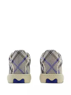 Burberry Check Pattern Sneakers - Neutrals