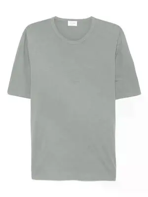 Saint Laurent Logo-detail T-shirt - Grey