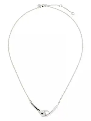 SHAUN LEANE Hook White Diamond Necklace