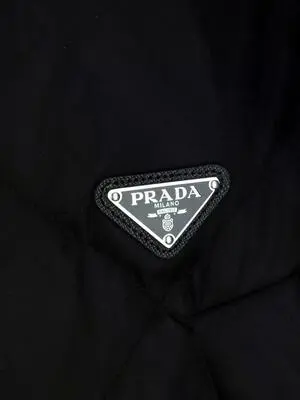 Prada Hooded Quilted Coat