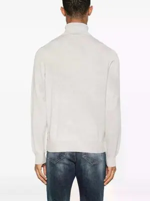 FAY Wool Turtleneck Sweater - Grey