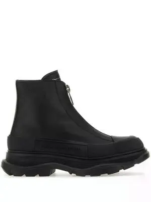 Alexander McQueen Tread Slick Leather Boots