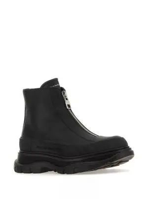 Alexander McQueen Tread Slick Leather Boots
