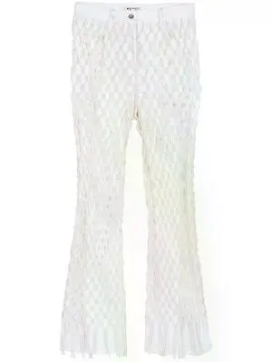 Ports 1961 Weaving Inspired Jeans - White