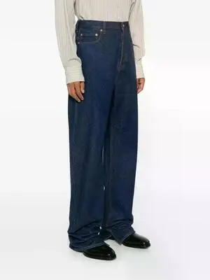 Gucci Logo-patch Straight-leg Jeans