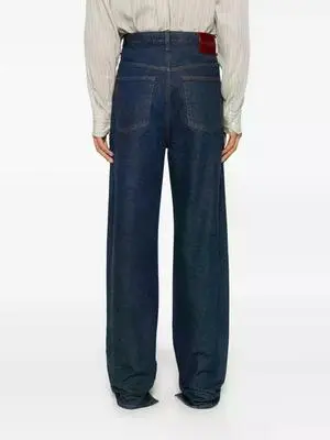Gucci Logo-patch Straight-leg Jeans
