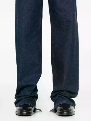 Gucci Logo-patch Straight-leg Jeans
