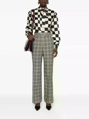 Gucci Checked Straight-leg Trousers