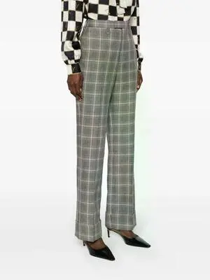 Gucci Checked Straight-leg Trousers