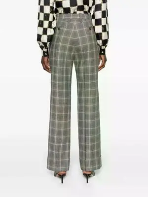 Gucci Checked Straight-leg Trousers