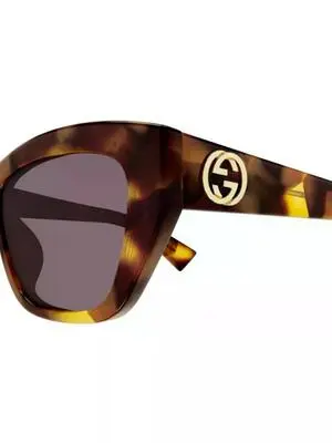 Gucci Interlocking G Sunglasses - Brown