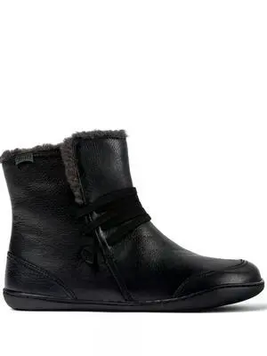 Camper Peu Cami Leather Boots - Black