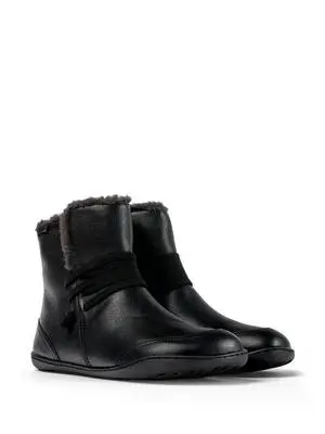 Camper Peu Cami Leather Boots - Black