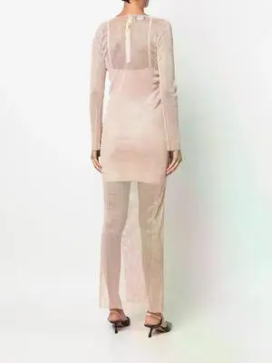 SANTA BRANDS Rhinestone-embellished Maxi Dress - Pink