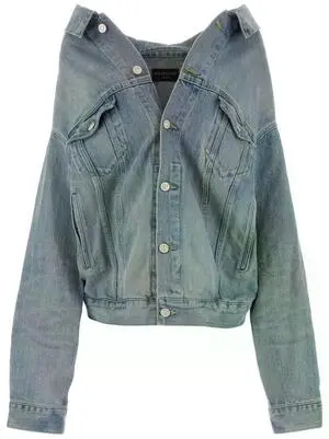 Balenciaga Drop Shoulder Denim Jacket