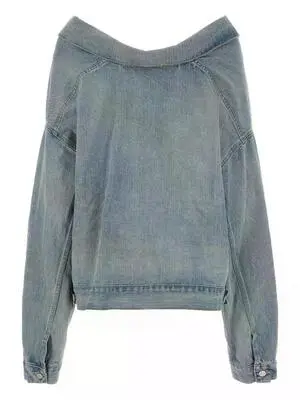 Balenciaga Drop Shoulder Denim Jacket