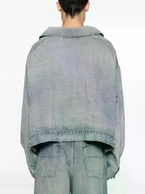 Balenciaga Drop Shoulder Denim Jacket