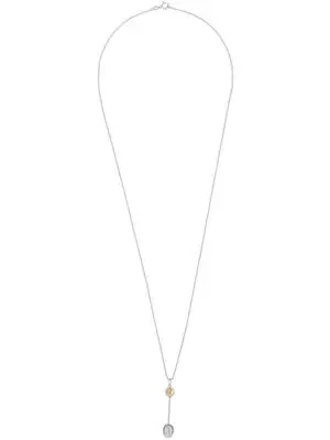 TRUE ROCKS Eight Ball High Bump Pendant - Metallic