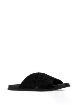 Gucci Gg-printed Slide Sandals