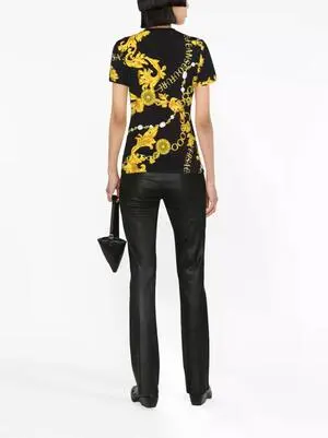 Versace Logo Couture-print T-shirt