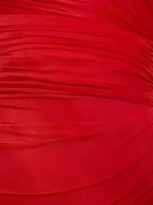 Balenciaga Asymmetric-neck Mini Dress