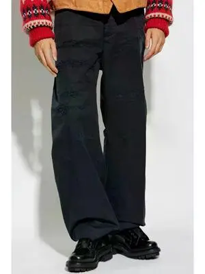 Dsquared2 Ripped Loose-fit Trousers